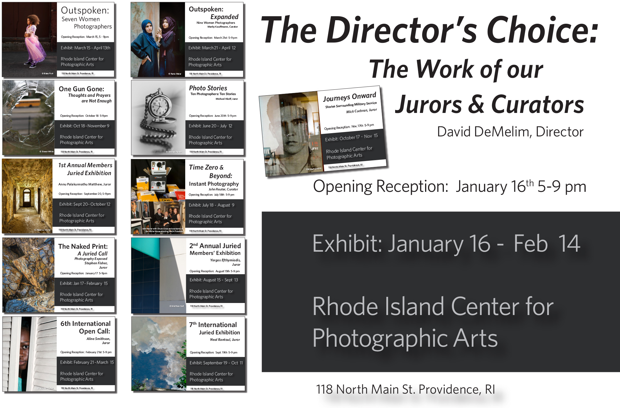 The Directors Choice: Work from our Jurors & Curators